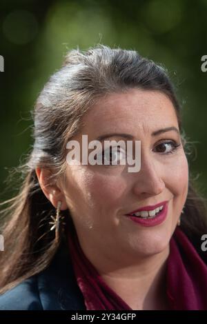 Deputy First Minister Emma Little-Pengelly holds a press conference ...