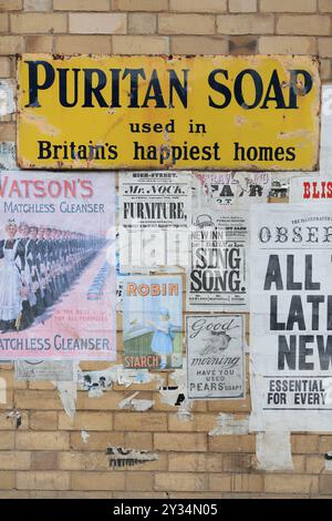 Vintage Puritan Soap advert advertising advertiesement Stock Photo - Alamy