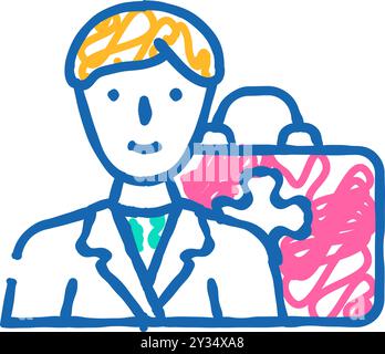 ent doctor icon doodle illustration Stock Vector Image & Art - Alamy