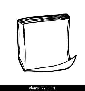 Hand drawn doodle notepaper for messages Stock Vector Image & Art - Alamy