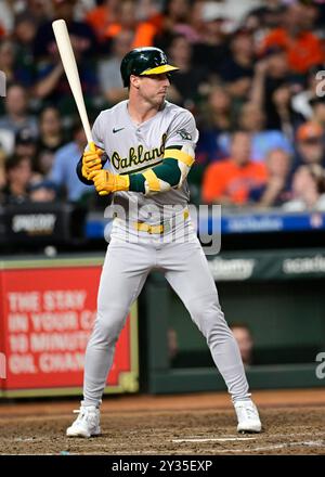 Athletics outfielder Brent Rooker (25) in the ninth inning of a ...