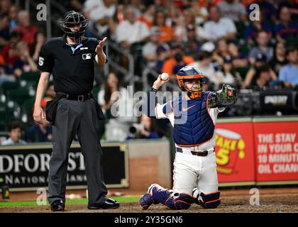 Houston Astros catcher Victor Caratini poses during photo day at the ...