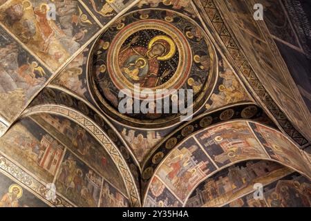 Ceiling, Stavropoleos Monastery aka church, dedicated to Archangels ...