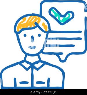 mql marketing qualified lead icon color illustration Stock Vector Image ...