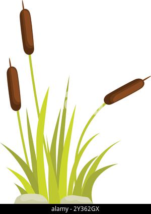 The illustration shows a group of cartoon wild animals. Illustration ...