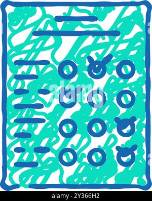 survey customer testimonial icon doodle illustration Stock Vector Image ...