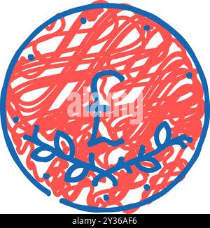 gbp coin icon doodle illustration Stock Vector Image & Art - Alamy