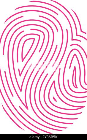 Forensics Technology concept. Digital fingerprint scanning and identity ...