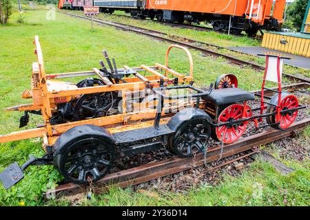 Small locomotive at the railway museum in Avondale, Newfoundland ...