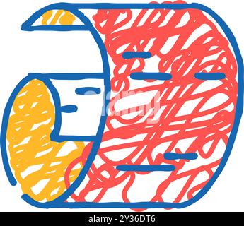 foil copper metal icon doodle illustration Stock Vector Image & Art - Alamy