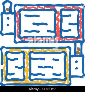 solvent extraction tanks copper color icon vector illustration Stock ...