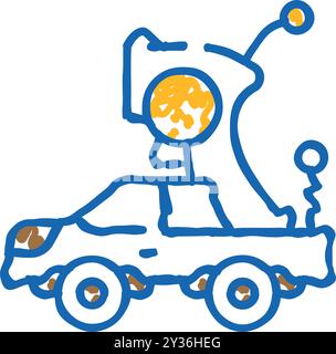 remote controlled toy child icon color illustration Stock Vector Image ...