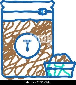 snus nicotine pouch icon doodle illustration Stock Vector Image & Art ...