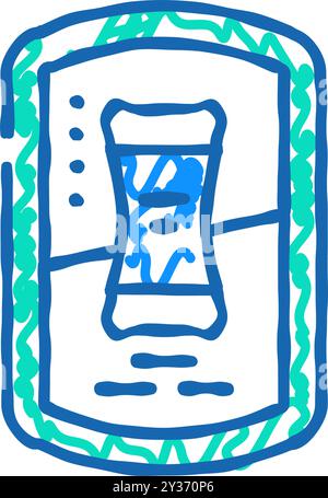 snus nicotine mouth icon doodle illustration Stock Vector Image & Art ...