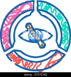 color accessibility ux ui design line icon vector illustration Stock Vector Image & Art - Alamy