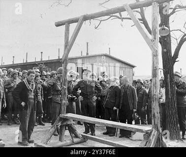 World War II Ohrdruf forced labor camp Buchenwald concentration camp ...
