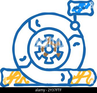 agile methodology analyst icon doodle illustration Stock Vector Image ...