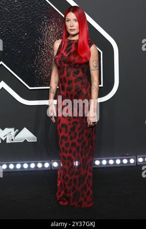 Halsey attends the 2024 MTV Video Music Awards at UBS Arena on ...