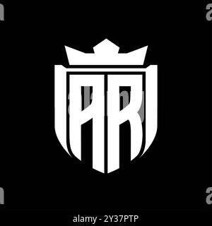 AR Letter logo business template vector icon Stock Photo - Alamy