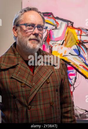Harrogate, UK. 12th Sep, 2024. Artist and comedian Jim Moir, aka Vic ...