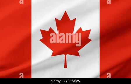 canada flag texture as background Stock Photo - Alamy