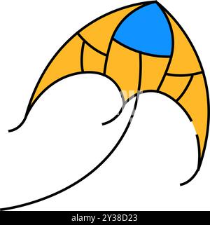 Sleep mask flat color icon. Isolated on white background Stock Vector ...