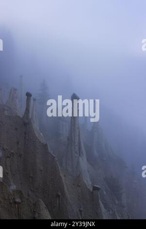 Earth pyramids of Platten (Erdpyramiden - Piramidi di Plata) near ...