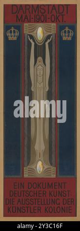 Peter Behrens' 1901 poster design represents early modernist graphic ...