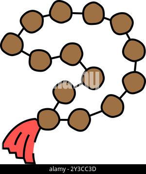 rudraksha beads color icon vector illustration Stock Vector Image & Art ...