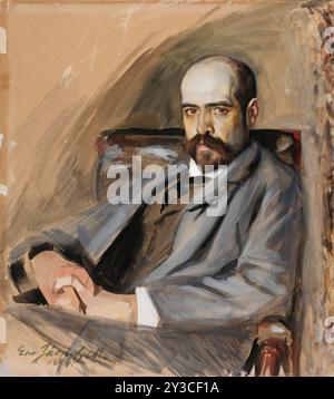A painting by Finnish artist Gunnar Berndtson depicting Almée, an ...