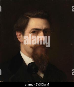Self-Portrait 1871 by Arvid Liljelund Stock Photo - Alamy