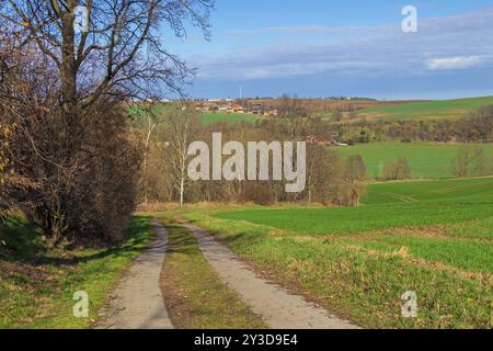 Elbe Mulde cycle path Stock Photo - Alamy