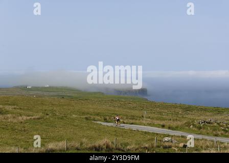 Fog, Cliff, Kilvaxter, Kilmuir, Scotland, Great Britain Stock Photo - Alamy