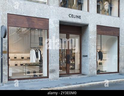 Celine store in via Montenapoleone Milano, Italy Stock Photo - Alamy