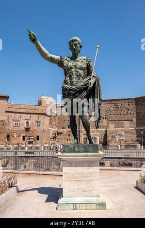 Detail of the statue of the Emperor Augustus in the Vatican Museums ...