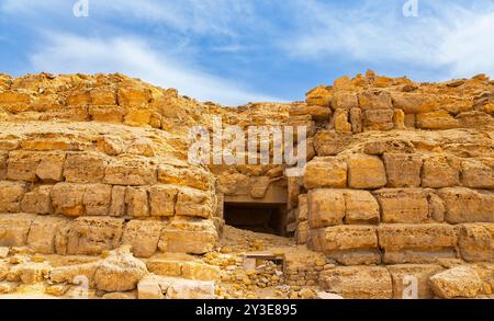 Egypt, Saqqara South, king Shepseskaf tomb, the "mastaba el faraoun ...