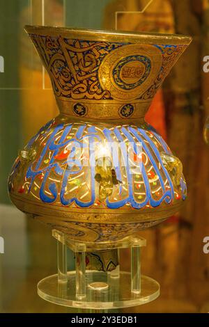 Egypt, Cairo airport, items displayed in the Terminal 2 Museum Stock ...