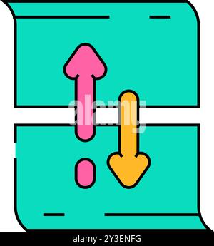 scroll hijacking ux ui design icon doodle illustration Stock Vector Image & Art - Alamy