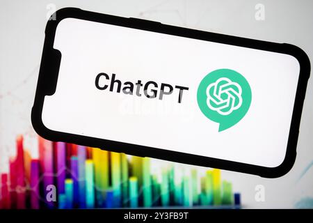 In this photo illustration, Chat GPT AI logo is displayed on a ...