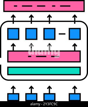 bert bidirectional encoder representations transformers isometric icon ...
