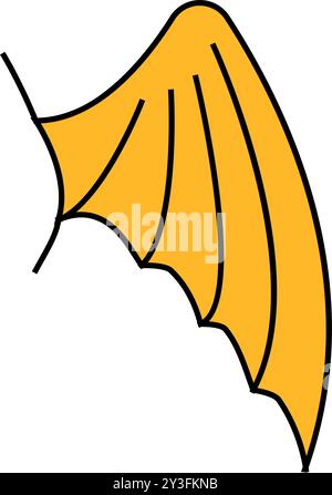 bones of wing icon color illustration Stock Vector Image & Art - Alamy
