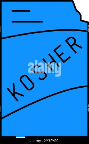 kosher salt color icon vector illustration Stock Vector Image & Art - Alamy