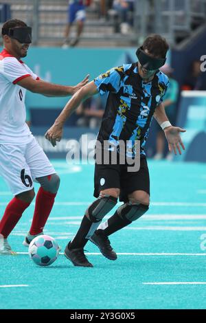Angel DELDO GARCIA of Argentina in the Blind football group match -Men ...