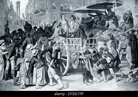 French Revolution, Guillotine, 18th Century Stock Photo - Alamy