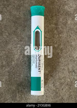 Kansas City, Kansas - September 13, 2024: Dupixent Prescription ...