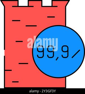 anodes copper cast color icon vector illustration Stock Vector Image ...