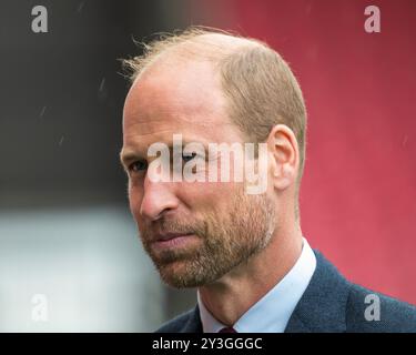 Llanelli, Wales UK 10th Sep 2024 HRH Prince William, Prince of Wales ...