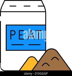 cassette peat icon color illustration Stock Vector Image & Art - Alamy