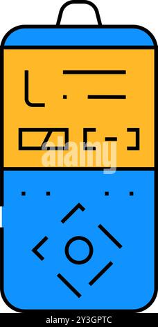shutter release remote control icon doodle illustration Stock Vector ...