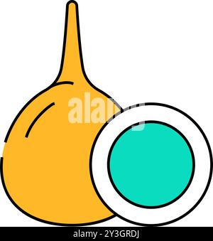 granadilla fruit color icon vector illustration Stock Vector Image ...